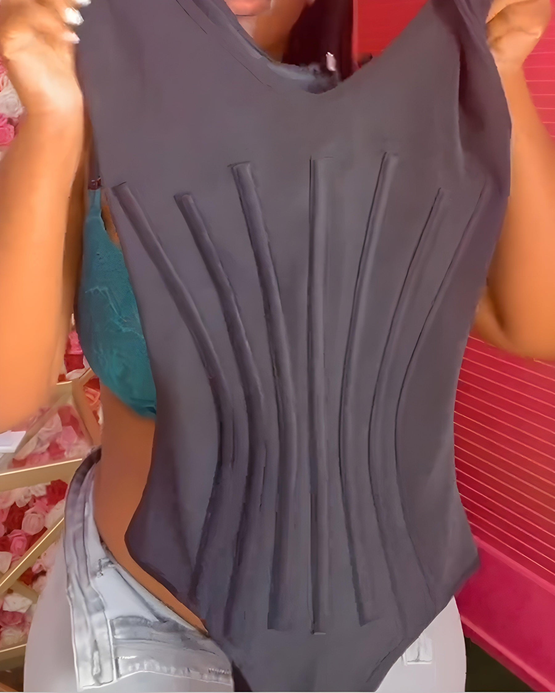 Stage 2 Side Zipper Waist Cinching Faja Waist Cinching Tummy Control S